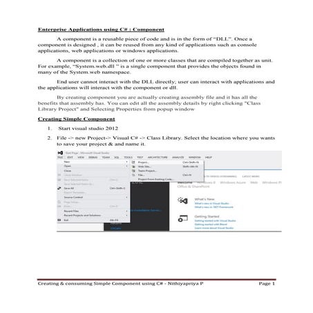 Creating Simple Component Pdf Programming Languages Computing 