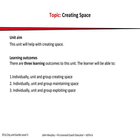Creating space | PPT