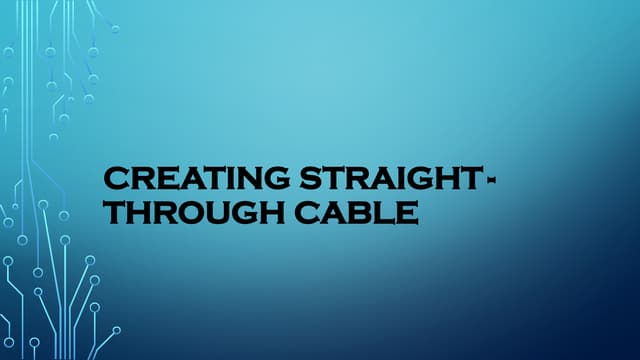 TLE 10 (ICT): LAN Cabling | PPTX