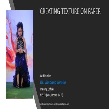 Creating texture on paper | PPTX