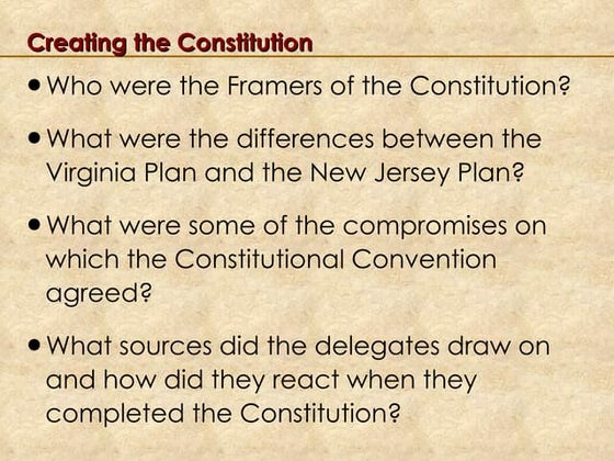 Constitutional convention creating constitution | PPT