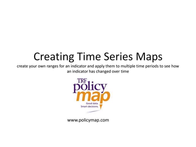 Creating time series maps | PPTX Creating time series maps | PPTX