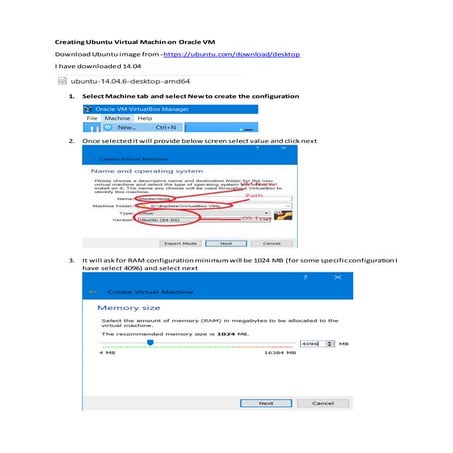 Creating ubuntu virtual machin on oracle vm | PDF