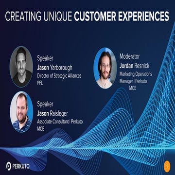 Creating Unique Customer Experiences | PDF