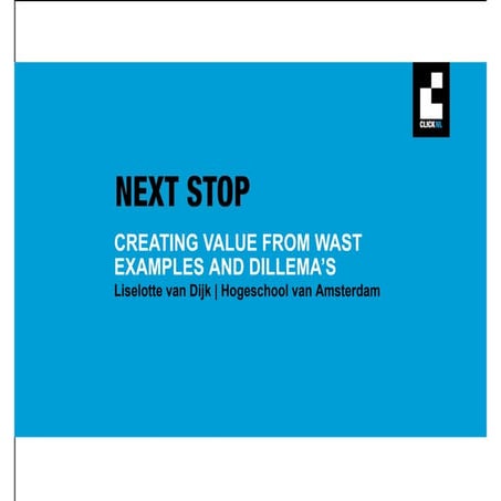 DRIVE 2016 | 27 October - CIRCO: Creating value from waste - examples ...