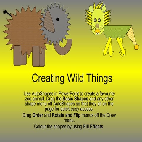 Creating Wild Things | PPT