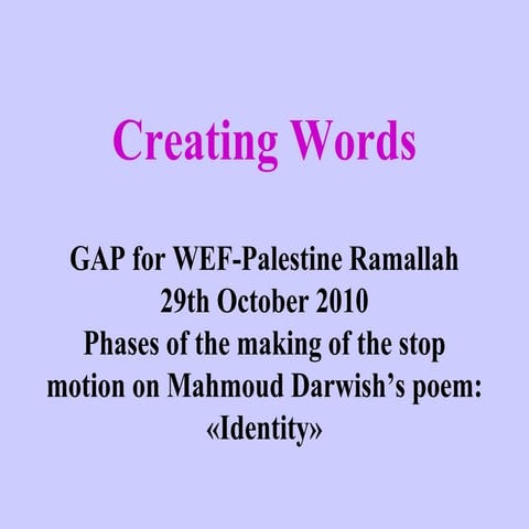 Creating words | PPS | Technology & Computing