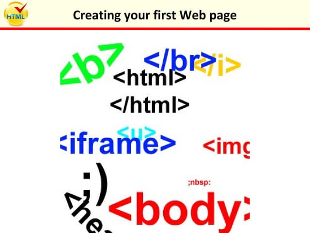 Creating your first web page | PPT Creating your first web page | PPT