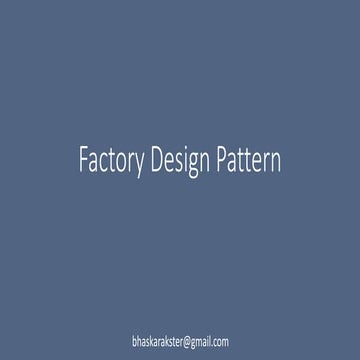 Creational factory design_pattern | PPT