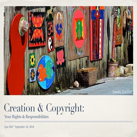 Creation & Copyright: Rights & Responsibilities | PPT