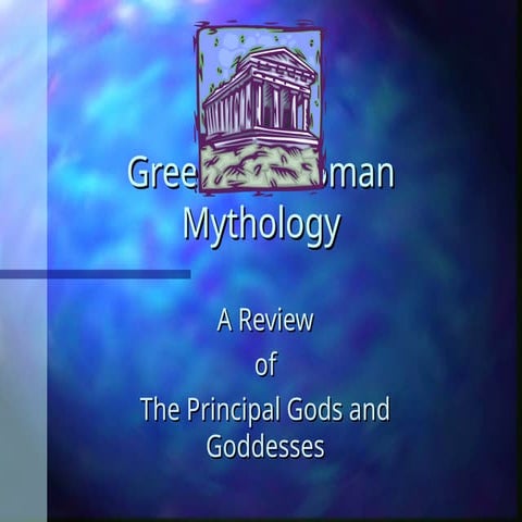 Creation & gods.ppt La creación de los dioses griegos | PPT