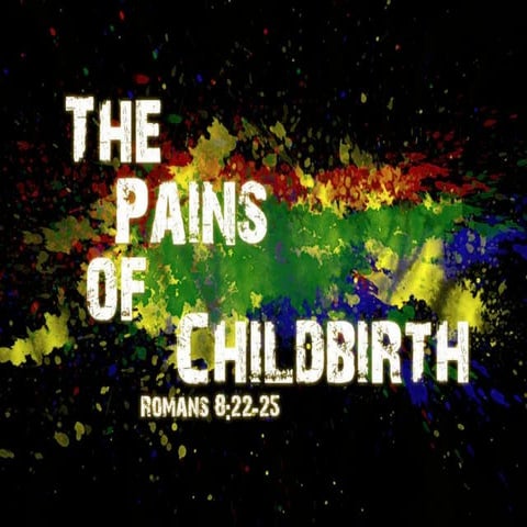 Creation Is Groaning Slides, 6/17/12 | PDF