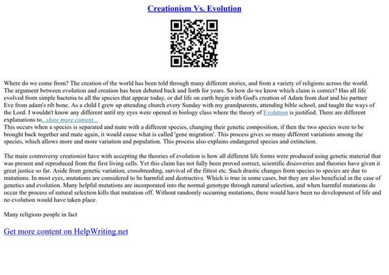 Grade 12 Biology teaching material on evolution | PDF