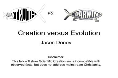 Creationism Vs Evolution Facts