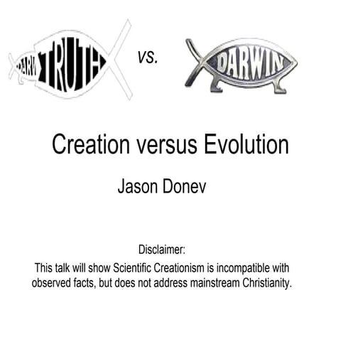 Creationism Vs Evolution | PPT