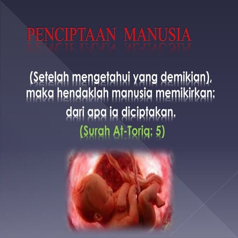 Creation of human | PPTX