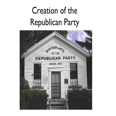 Creation of republican party | PPT