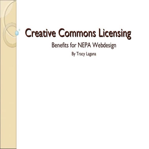 Creative Commons Licensing | PPT