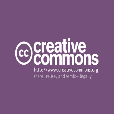 Creative Commons Overview 2 | PPT
