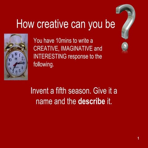 Creative writing-2 | PPT