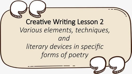 Grade 9 Poetry and its Basic Elements | PPT