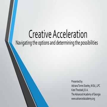 Creative acceleration | PPT