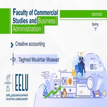 creative accounting 6.pptxfor accounting | PPTX