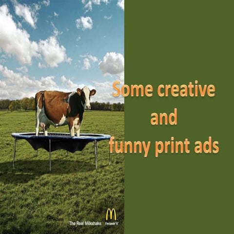 Creative and funny print ads | PPTX