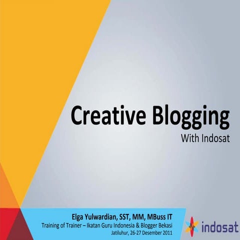 Creative Blogging | PDF