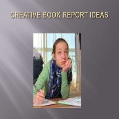 Creative book reports | PPTX