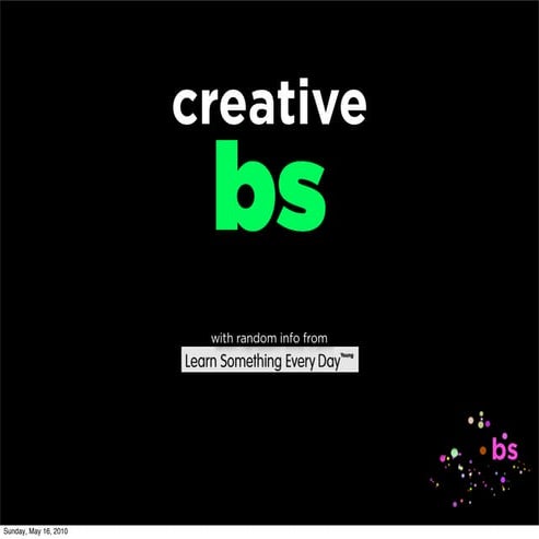 Creative BS (Brainstorm) | PPT