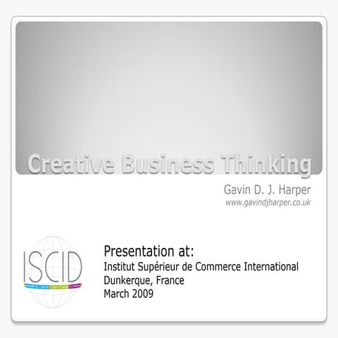 Creative thinking | PPT
