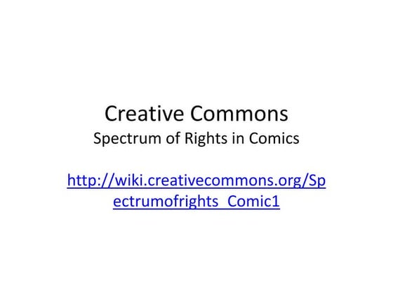 How Creative Commons Works | PPT