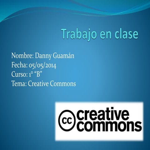 Creative commons | PPTX