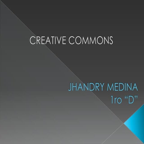 Creative commons | PPTX