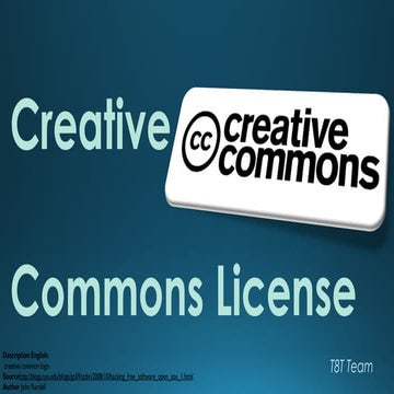 Creative Commons Licenses and Good Presentation | PPTX