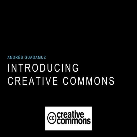Introduction to Creative Commons | PPT