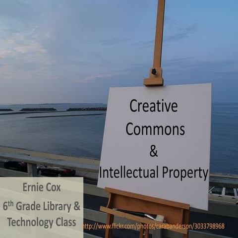 Creative commons and intellectual property | PPTX