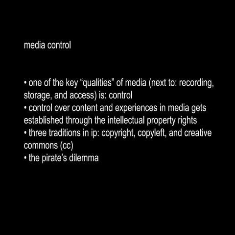 Media Control | PPTX