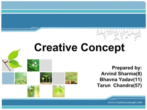 Chad’s creative concepts | PPT
