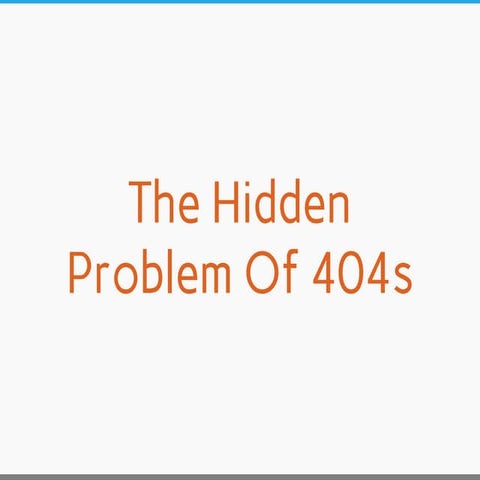 4 steps to make a custom 404 error page | PDF