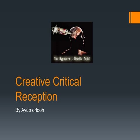 Creative critical reception | PPTX