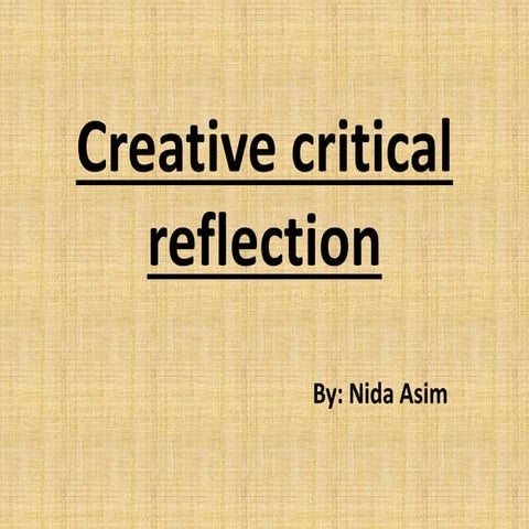 Student Sample E portfolio | PPTX