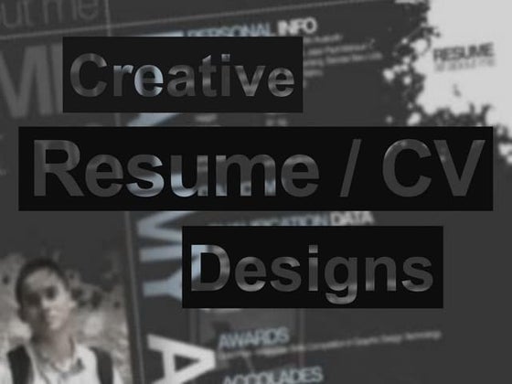 Creative cv | PPT