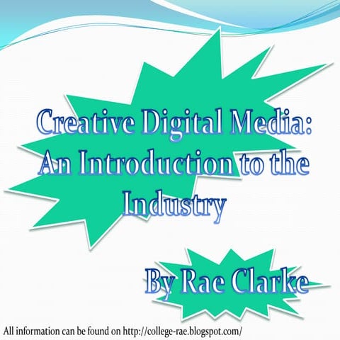 Creative Digital Media Assessment | PPTX