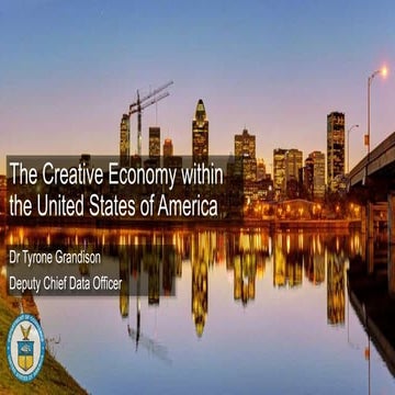 The Creative Economy within the United States of America | PPTX