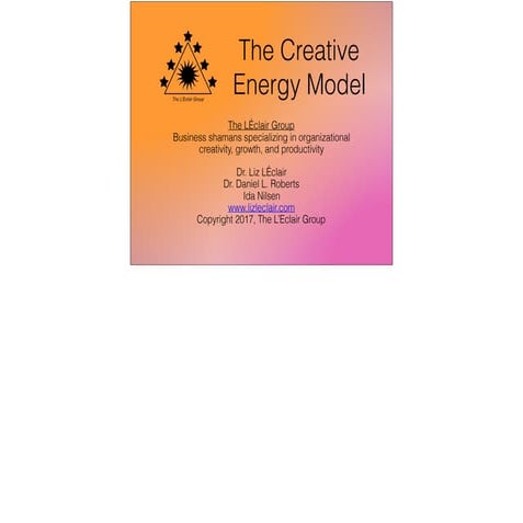 The L'Eclair Group Creative Energy Model | PDF