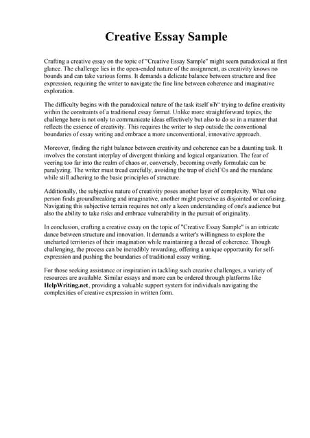 Creative Thinking Essay.pdf