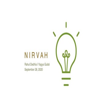 Nirvah W5 | Pivot and Signals | PPT