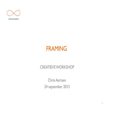 Creative framing, Chris Aertsen | PPT
